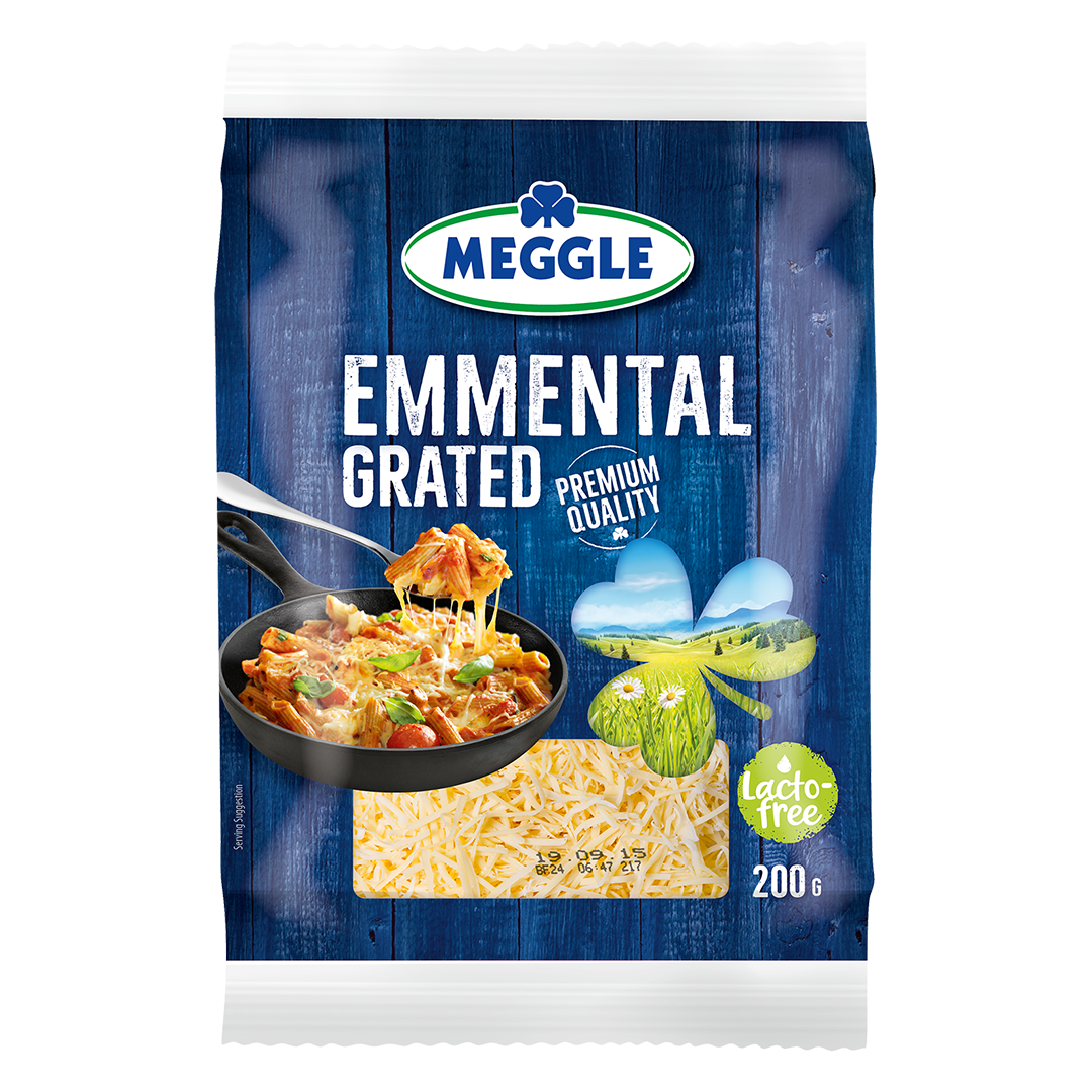 Emmental cheese in slices - Meggle