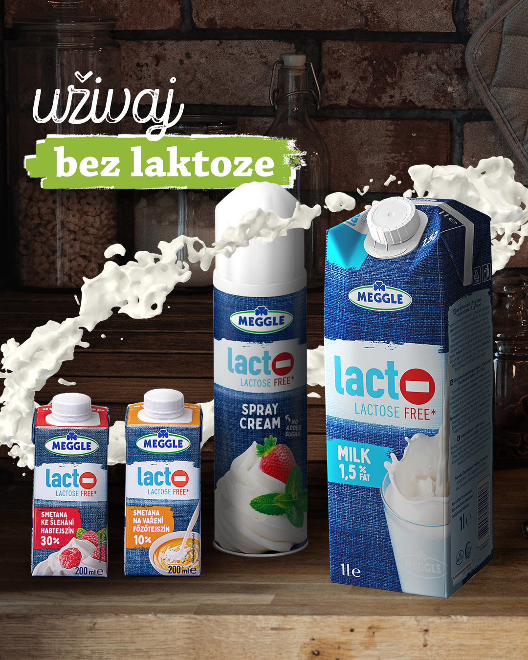 MEGGLE proizvodi i mlijeko bez laktoze